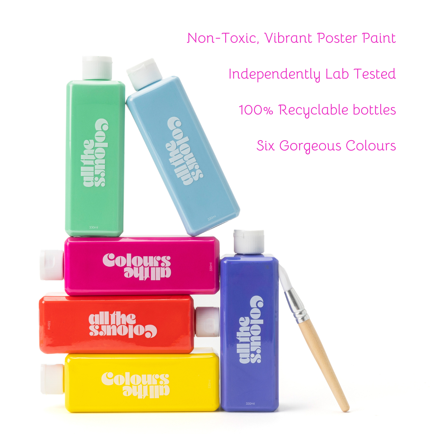 All The Colours - Vibrant Poster Paint for Kids